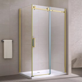 Milano Duo Gold sprchová kabina 90x90, 195cm, 8mm