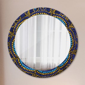 Kulaté dekorativní zrcadlo Dekorativní složení fi 70 cm