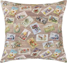 Bellatex Polštářek EMA - Velikonoce Žlutá 45x45 cm