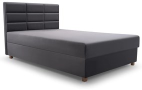 Jednolůžková postel 120 cm Picasso II (šedá) (s úl. prostorem a matrací). 1071512