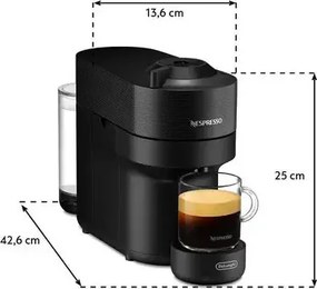 DeLonghi ENV90.B Vertuo Pop černá / kávovar na kapsle / nespresso / 12
