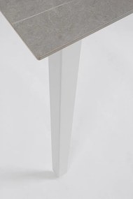 BIZZOTTO Jídelní stůl ARJETA bílý 140x80 cm