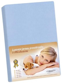 Bellatex Jersey prostěradlo s elastanem modré - 160x200 cm