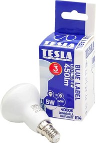 TESLA LED žárovka R50, E14, 5 W, 450 lm, 4 000 K