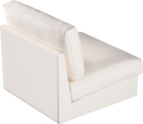 Potah na neskládací křeslo IKEA Kivik barva béžová látka pletený vzor