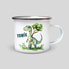 Dinosaurus se jménem - plecháček s potiskem