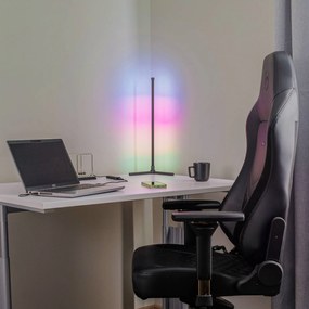 Lindby Smart LED stolní lampa Denveras, Tuya, USB, RGBW, CCT