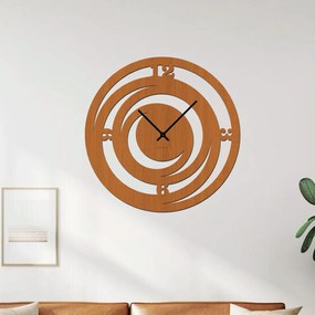 dřevo života Dřevěné hodiny TWIST Barevný vzor: Světlý dub, Velikost hodin: 50x50