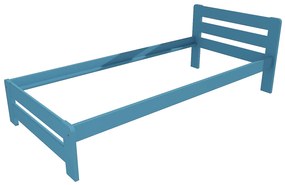 Vomaks Jednolůžková postel VMK002B Rozměr: 90 x 200 cm, Barva: barva modrá