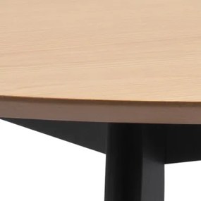 Kulatý dřevěný stůl BLACKY