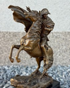Bronzová socha - Napoleon na koni figurka vojevůdce
