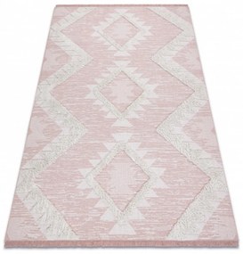 Kusový koberec Romba růžový 136x190cm