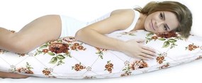 Bellatex POVLAK na relaxační polštář Růže hnědá rozměr 45x120 cm