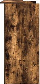 Recepční stůl kouřový dub 100x50x103,5 cm kompozitní dřevo 3324164