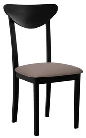 Čalouněná židle Malzik III, Barva dřeva: černý, Potah: Hygge D91