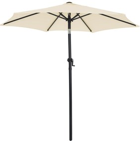Slunečník béžový průměr 200 cm 102548