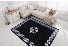 Kusový koberec Astre černobílý 80x150cm