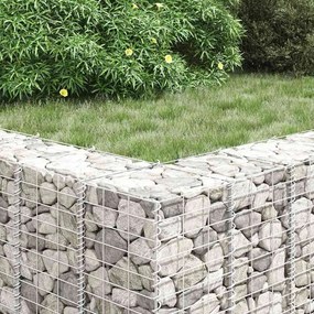 Gabionové vyvýšené záhony 3 ks 30 x 30 x 50 cm železo 151248