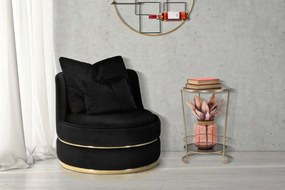 Designové křeslo Dandelion II černé