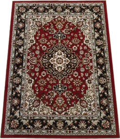 BE Koberec Lotus 9306 RED - červený obdélníkový Rozměr: 40x60 cm
