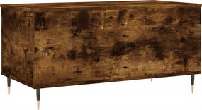 vidaXL Konferenční stolek 90 x 44,5 x 45 cm kompozitní dřevo [830969] Barva: hnědý dub