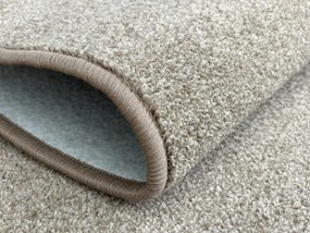 Vopi | Kusový koberec Matera hnědý - Kruh 67 cm průměr