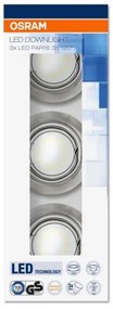 Osram - SADA 3x LED Podhledové svítidlo 3xGU10/3W/230V