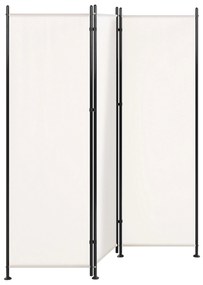 Paraván 3 dílný 160 x 170 cm bílý NARNI Beliani