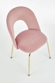 Intesi Židle Solin růžová/zlatá