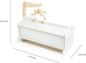 Dřevěná postýlka pro panenky Viga 44235 PolarB