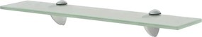 Plovoucí police 2 ks sklo 50 x 20 cm 8 mm 3051536