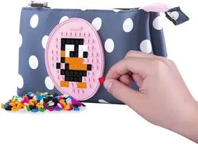 PIXIE CREW velké pouzdro modré s bílým puntíkem / od 6 let