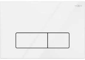 Mexen Fenix ​​13, splachovací tlačítko pro Mexen Fenix, bílá lesklá, 601300