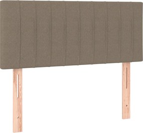 Box spring postel s matrací taupe 90x200 cm textil 3140189