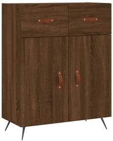 Skříň highboard hnědý dub 69,5 x 34 x 180 cm kompozitní dřevo - Default Title