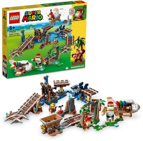 Lego stavebnice lego super mario 71425 diddy kongova jízda v důlním vozíku – rozšiřující set