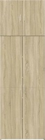 Skříň highboard dub sonoma 80 x 42,5 x 249 cm kompozitní dřevo 3281366