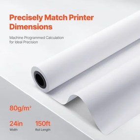 Velkoformátový papírový plotr Papír 6 rolí 61 cm × 45,7 m CAD Bond role