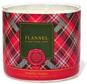 Bath & Body Works FLANNEL vonná svíčka 411g