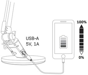 LED Stmívatelná dotyková stolní lampa OPTIMUM LED/7W/230V 3000/4000/6000K bílá