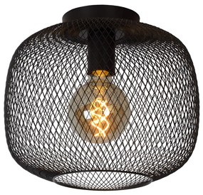 Lucide 45185/30/30 stropní svítidlo Mesh černé, E27, ø30cm