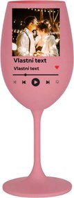Personalizovaná sklenice s motivem přehrávače