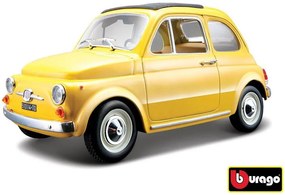 Bburago fiat 500 f 1965 yellow