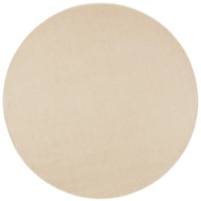 Hanse Home Collection koberce Kusový koberec Nasty 101152 Creme kruh ROZMĚR: 133x133 (průměr) kruh