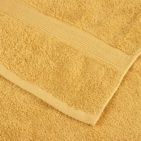 12dílná sada ručníků Premium SOLUND zlatá 600 g/m² 137576