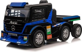 LEAN CARS Elektrické autíčko Mercedes s návěsem XMX622B, LCD, tmavě modré