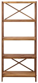 Designový regál Walworth 161 cm přírodní dub