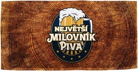 Sablio Ručník Největší milovník piva - 50x100 cm