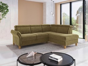 XXXLutz ROHOVÁ SEDAČKA, textil, olivově zelená Sit & More - Sedací soupravy - 00014402573S