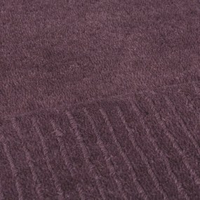 Flair Rugs koberce Kusový ručně tkaný koberec Tuscany Textured Wool Border Purple ROZMĚR: 200x290